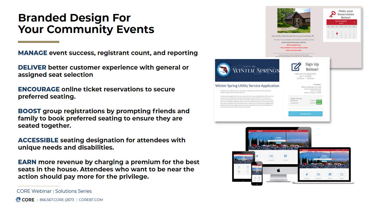 Best Event Ticketing Software for Local Governments | CORE